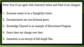 LESSON 2- GENRE OF VIEWING.pptx