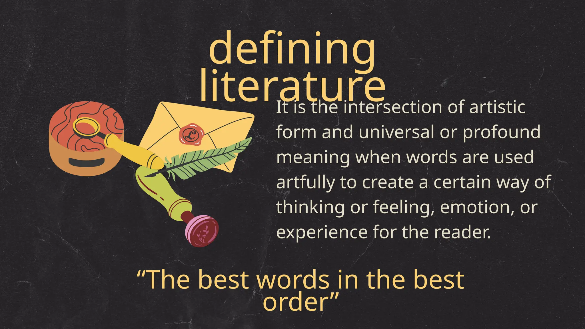 Lesson 2- Genres of Literature. ENGLISH 7 | PPTX