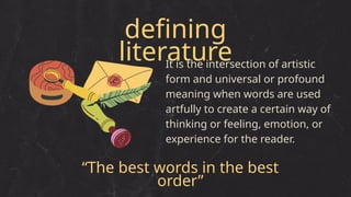 Lesson 2- Genres of Literature. ENGLISH 7 | PPTX