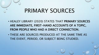 Lesson 2 - HISTORICAL SOURCES.pptx