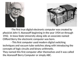LESSON 2- History of Computers.pptxlkghjgfguf | PPTX