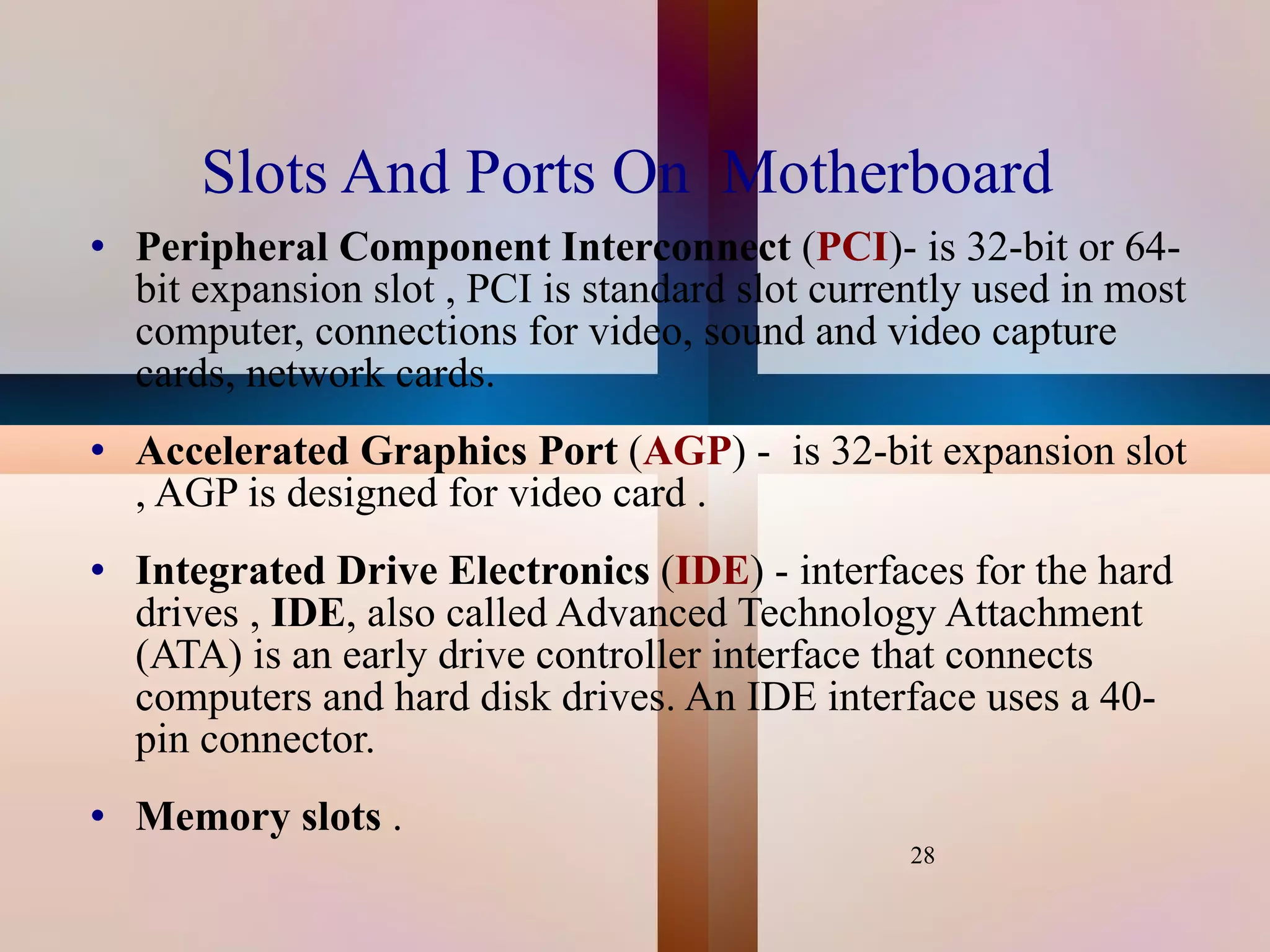 Lesson2 how motherboards work | PPT