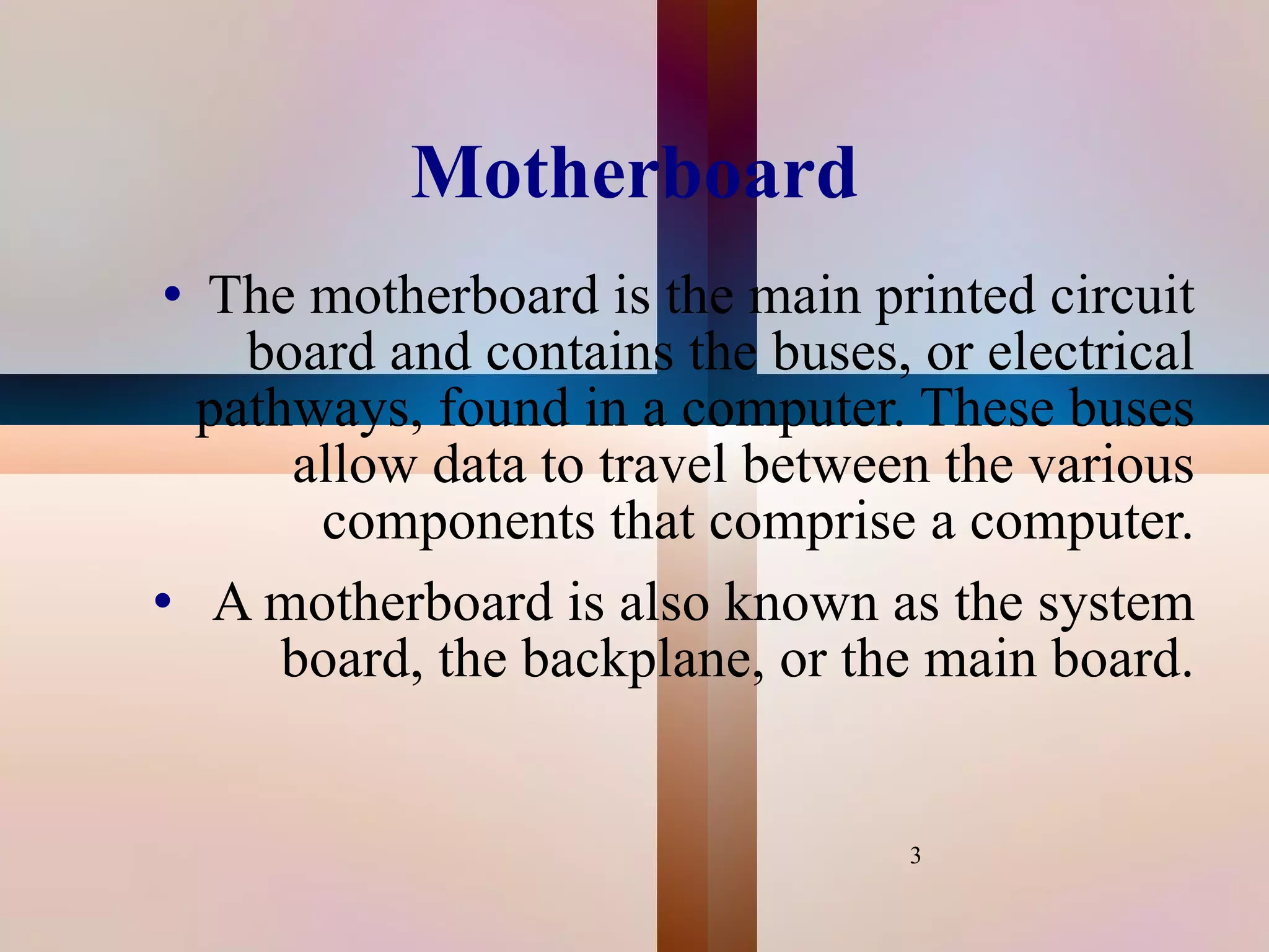 Lesson2 how motherboards work | PPT