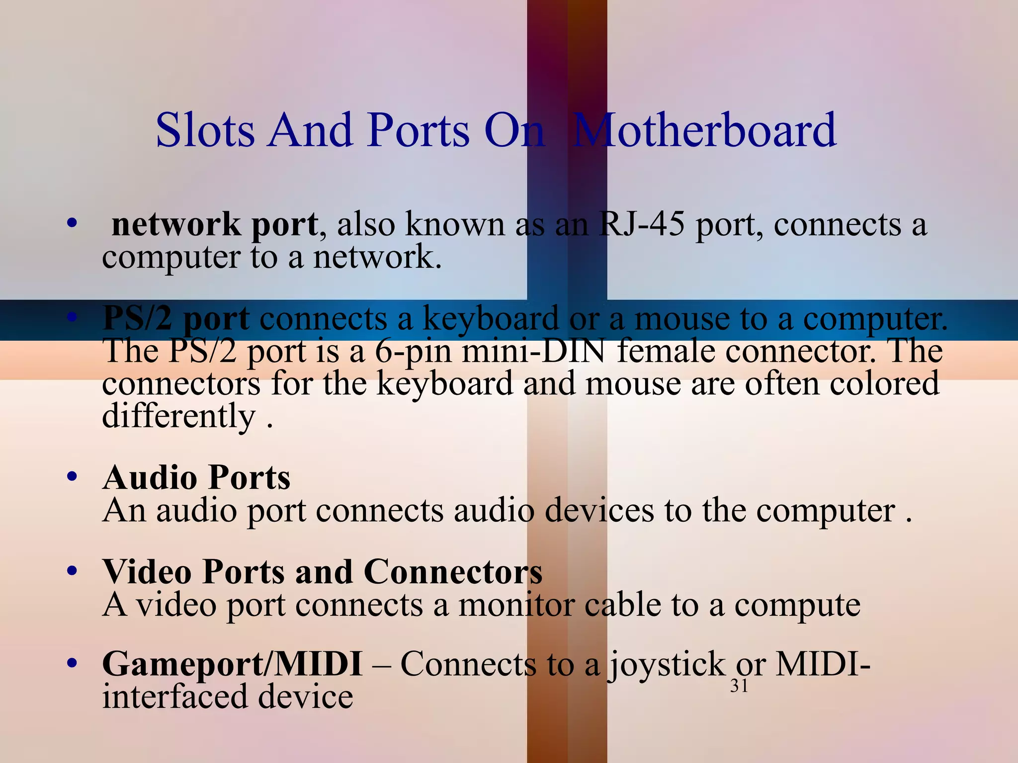 Lesson2 how motherboards work | PPT