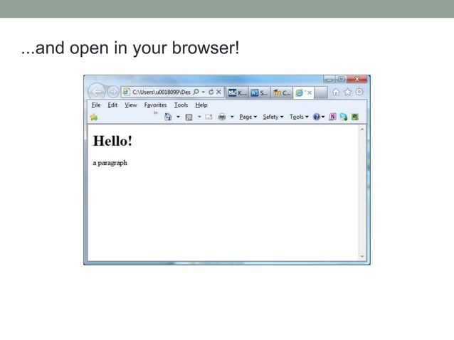 Lecture 2 - HTML Basics | PPTX | Web Design and HTML | Internet