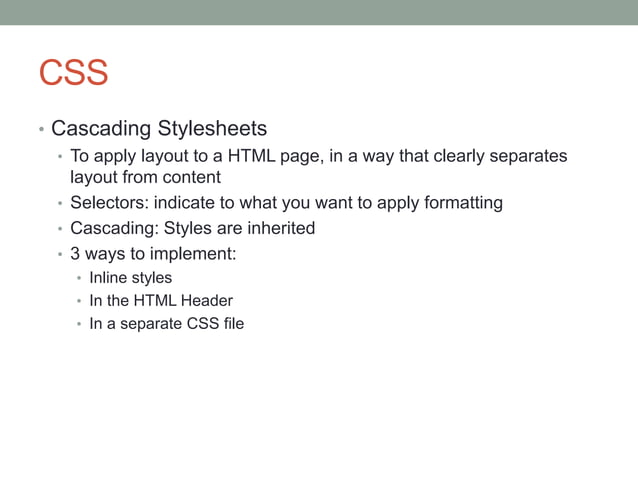 Lecture 2 - HTML Basics | PPTX | Web Design and HTML | Internet