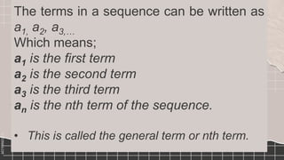 Lesson 2 - Identifying Few Terms of a Sequence.pptx