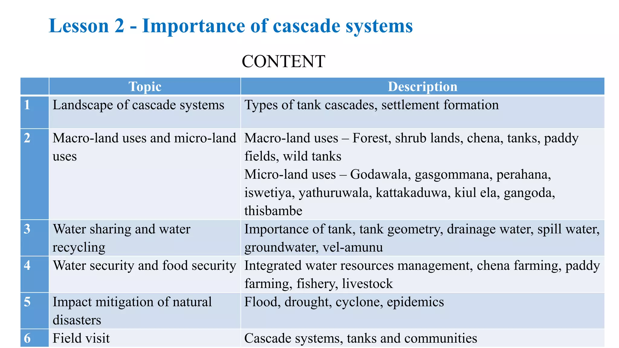 Lesson 2 importance of tank cascade systems | PDF