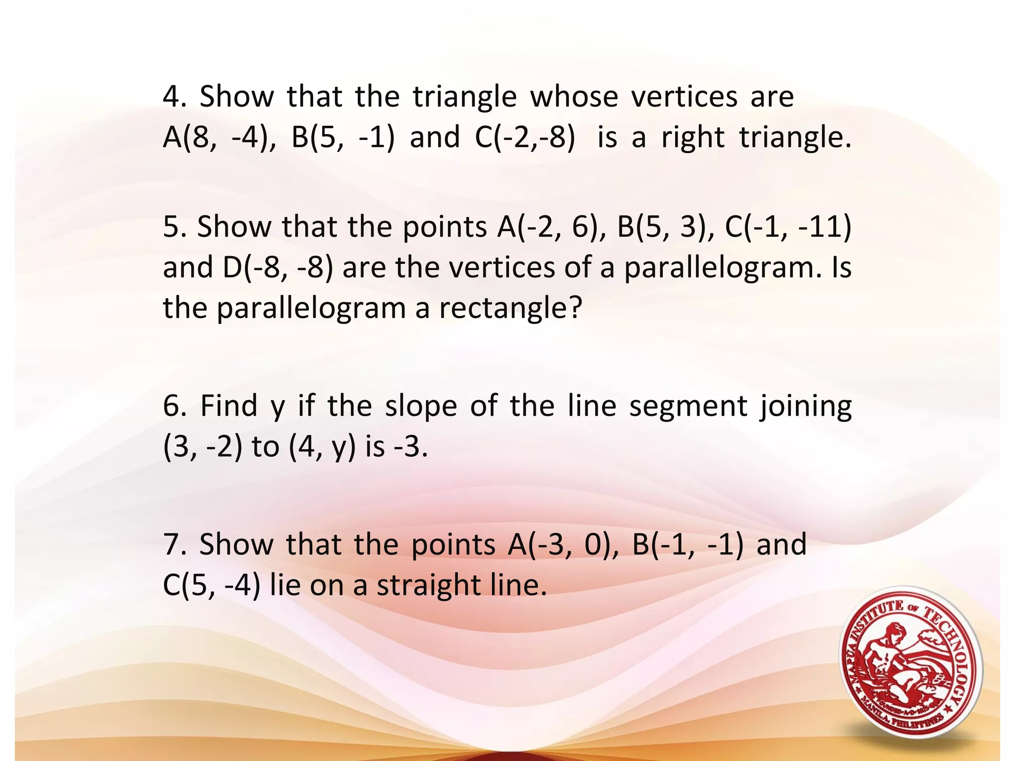 Lesson 2 inclination and slope of a line | PPT