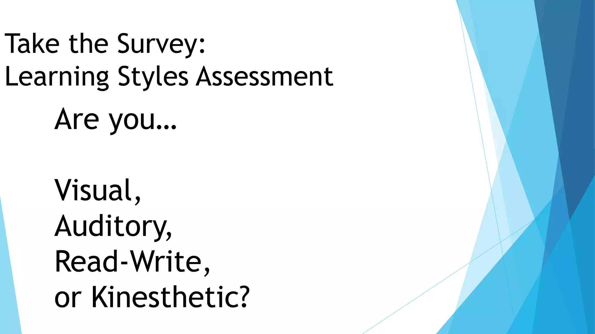 Lesson 2 Learning Styles | PPT