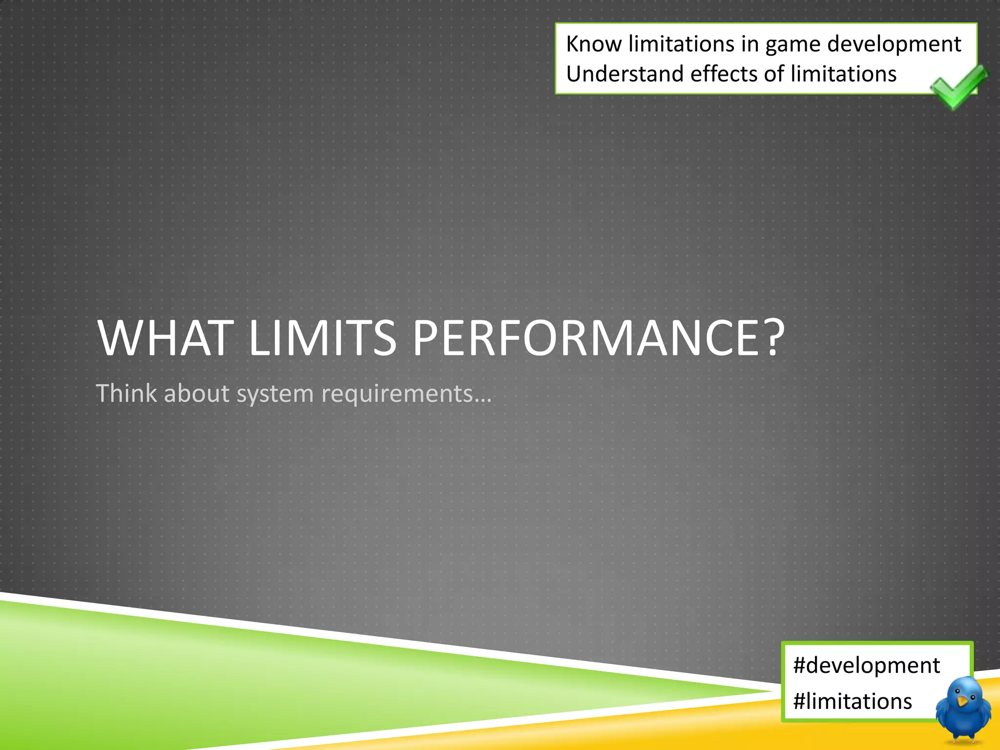 Unit 316 - Lesson 2 - Limitations | PPTX