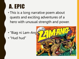 LESSON 2 - LITERARY PERIODS OF PHILIPPINE LITERATURE.pptx | Books and ...