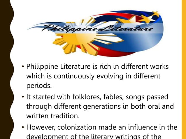 LESSON 2 - LITERARY PERIODS OF PHILIPPINE LITERATURE.pptx | Books and ...