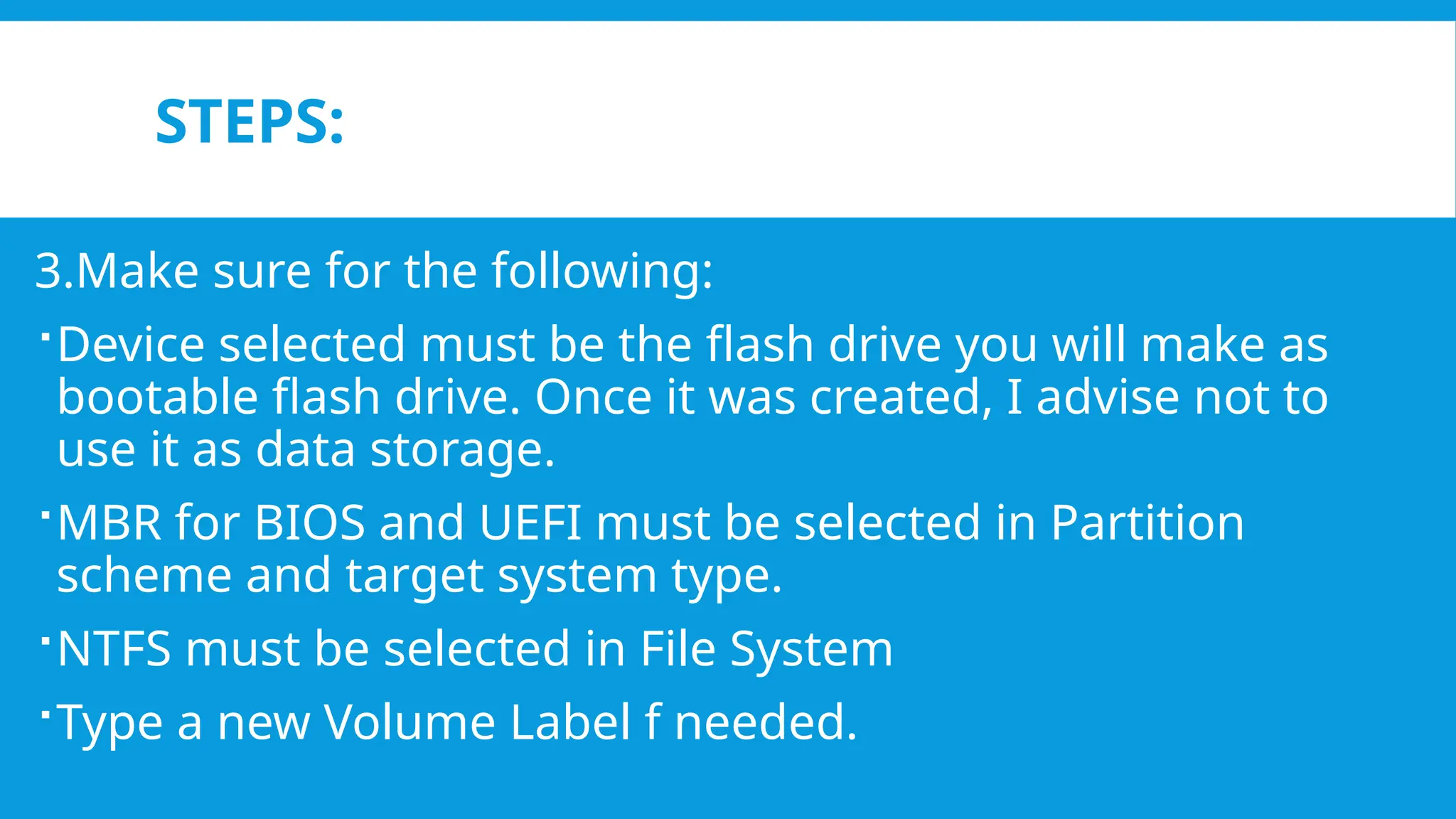 LESSON 2 - Making USB Bootable (using Rufus).pptx
