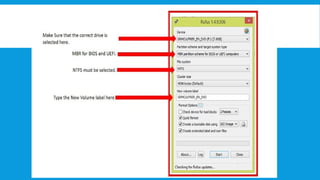 LESSON 2 - Making USB Bootable (using Rufus).pptx