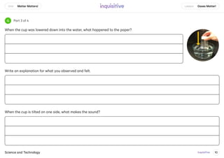 material world science lesson for year five | PDF