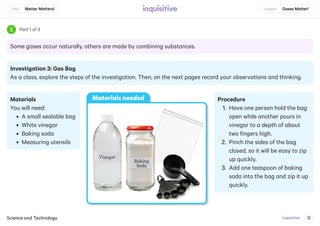 material world science lesson for year five | PDF