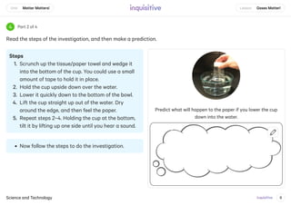 material world science lesson for year five | PDF
