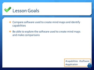 301 - Lesson 2 - Mind Map Software | PPT