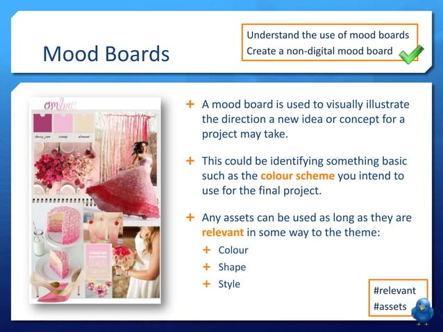 LO3 - Lesson 2 - Mood Boards | PPT