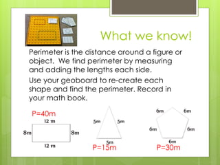 Lesson 2 more on perimeter | PPTX