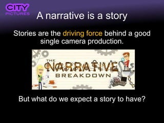 Single camera techniques - narrative structures | PPT