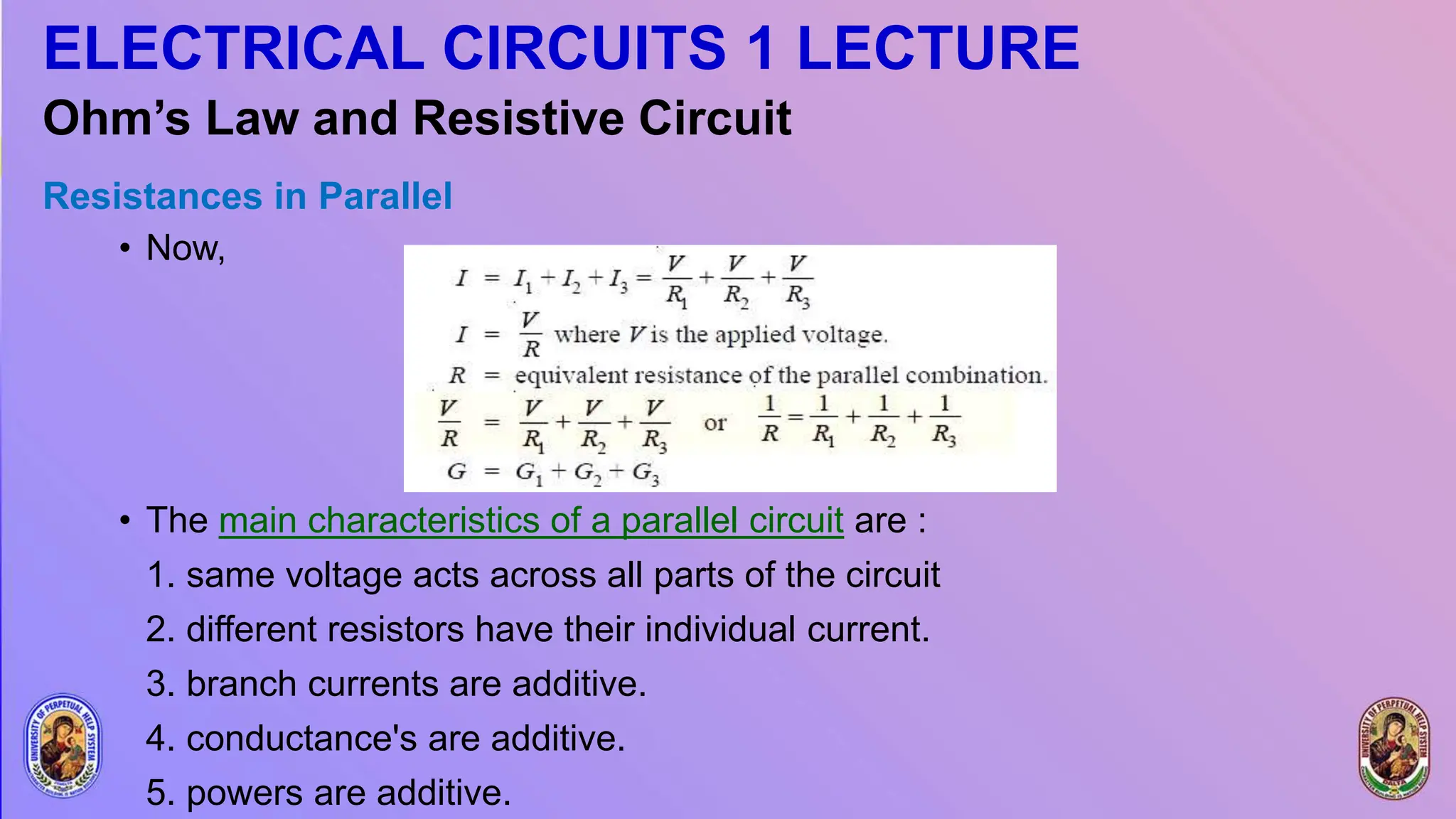 Lesson 2 - Ohm's Law and Resisitive Circuits 2.pptx