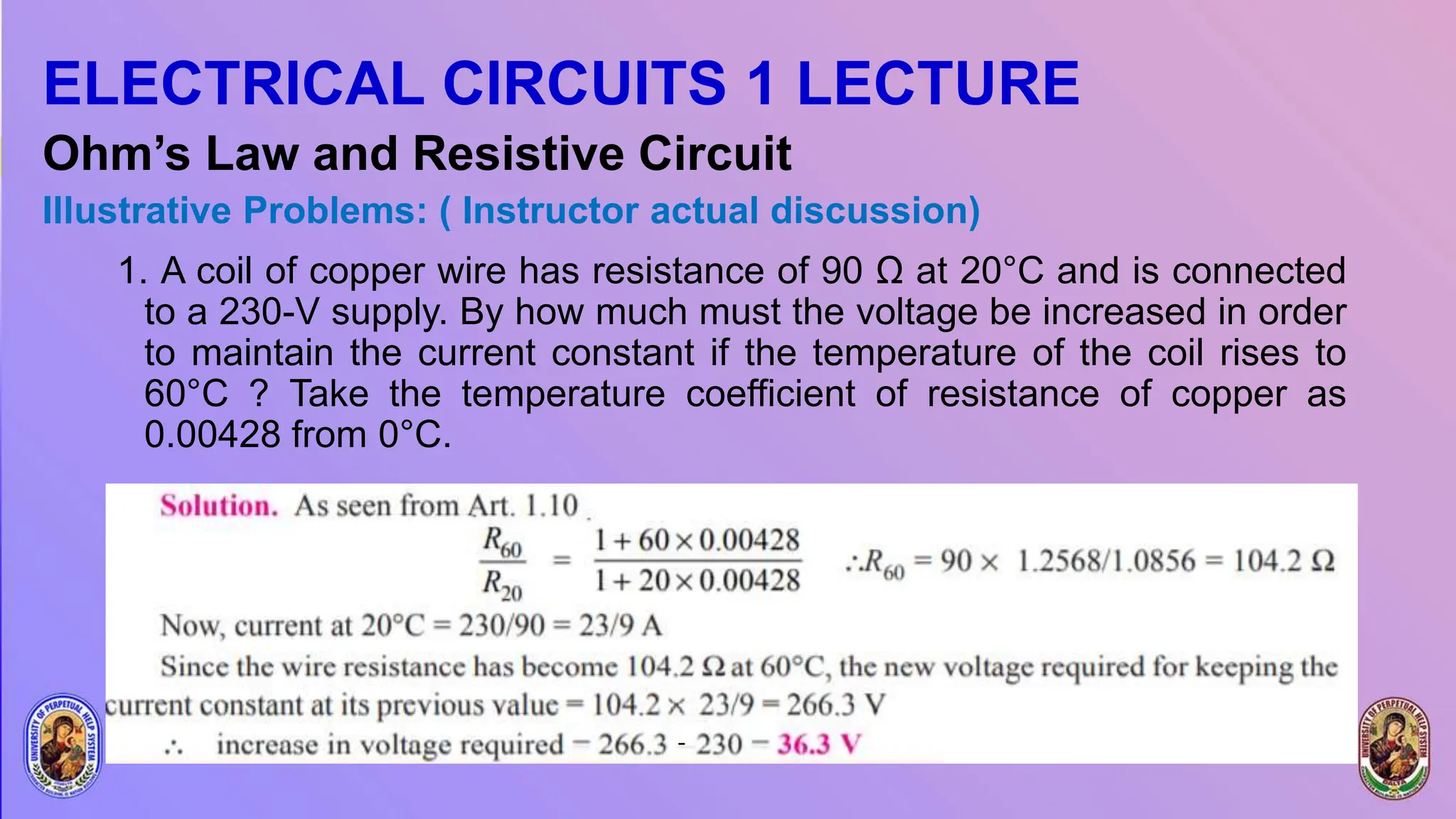 Lesson 2 - Ohm's Law and Resisitive Circuits 2.pptx
