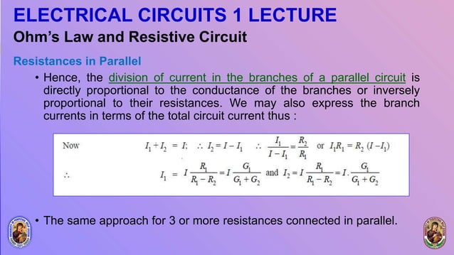 Lesson 2 - Ohm's Law and Resisitive Circuits 2.pptx