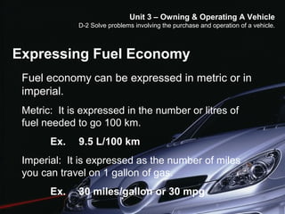 Operating a Vehicle | PPT