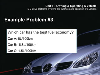 Operating a Vehicle | PPT