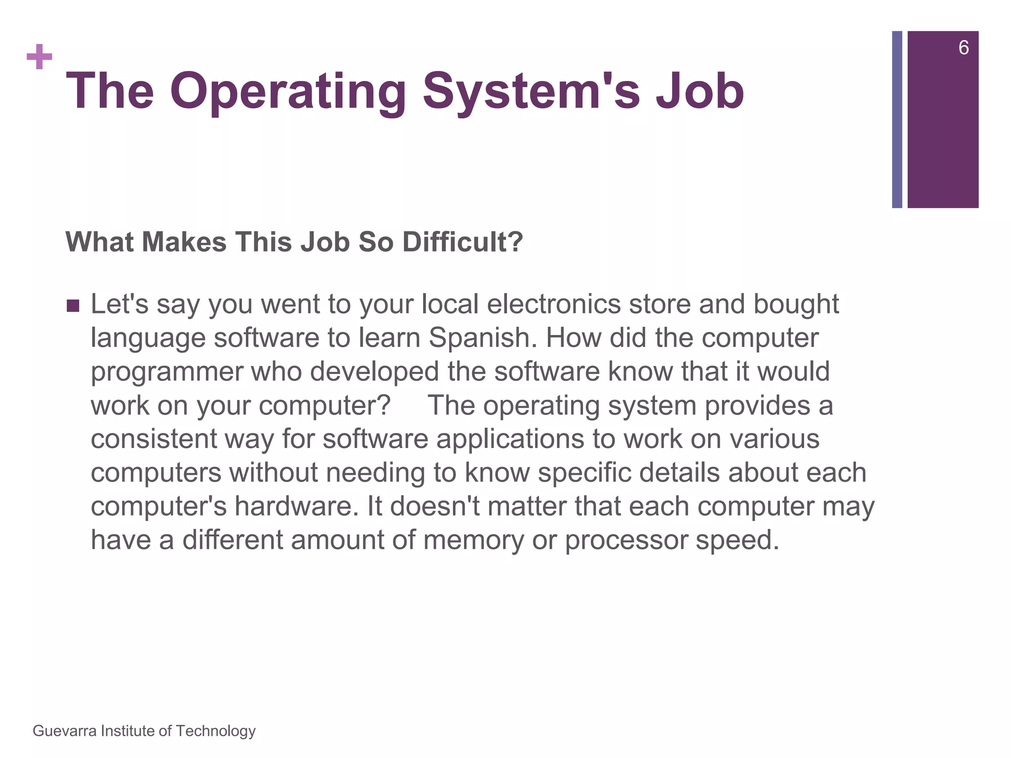 Lesson2 Operating System | PPTX