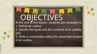 Lesson 2- Outline- primary and secondary | PPTX