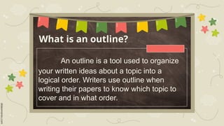 Lesson 2- Outline- primary and secondary | PPTX