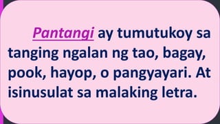 Pangngalang Pantangi 3 | PPT