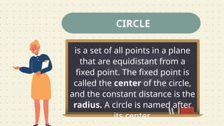 FINDING THE PARTS OF THE CIRCLE GIVEN THE CIRCLE | PPTX