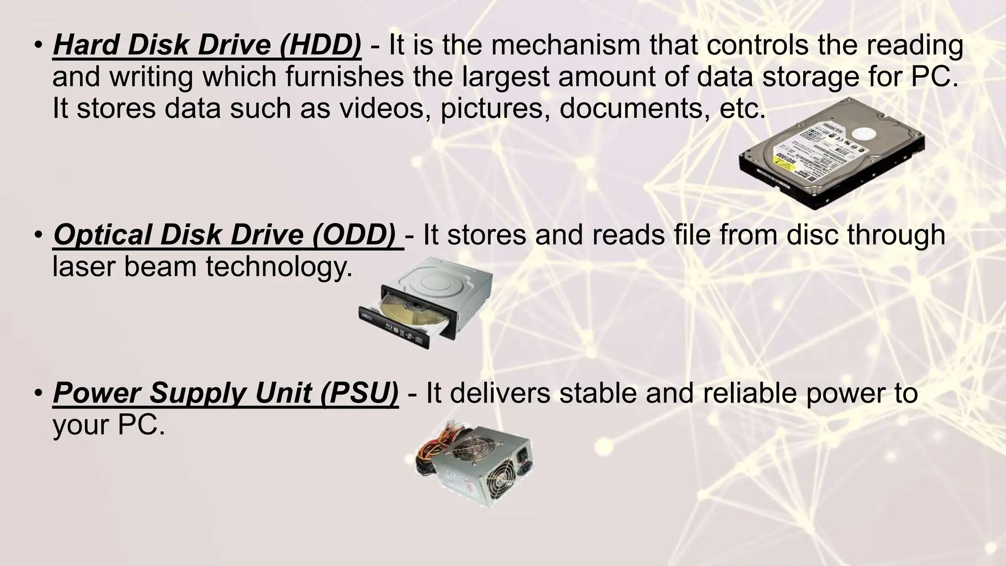 Parts of Computer.pptx | Computer Peripherals | Computing