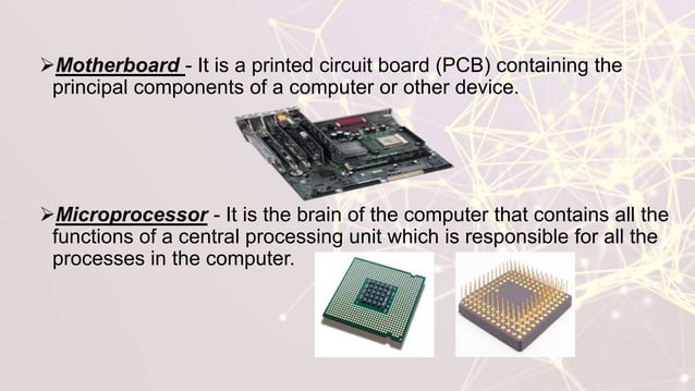 Parts of Computer.pptx | Computer Peripherals | Computing