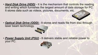 Parts of Computer.pptx | Computer Peripherals | Computing