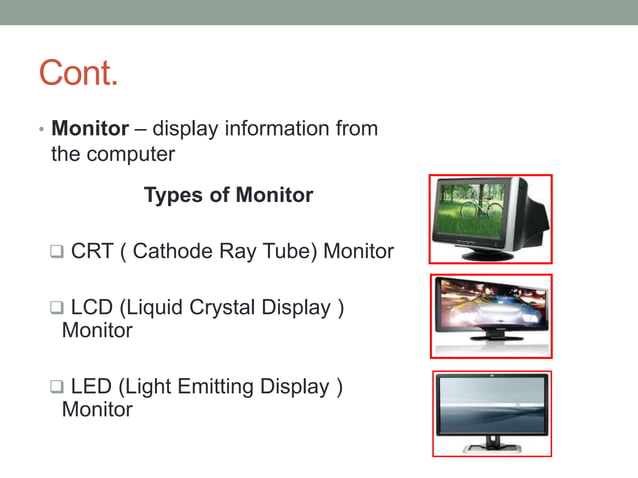 Lesson 2 pc components | PPTX | Computer Peripherals | Computing