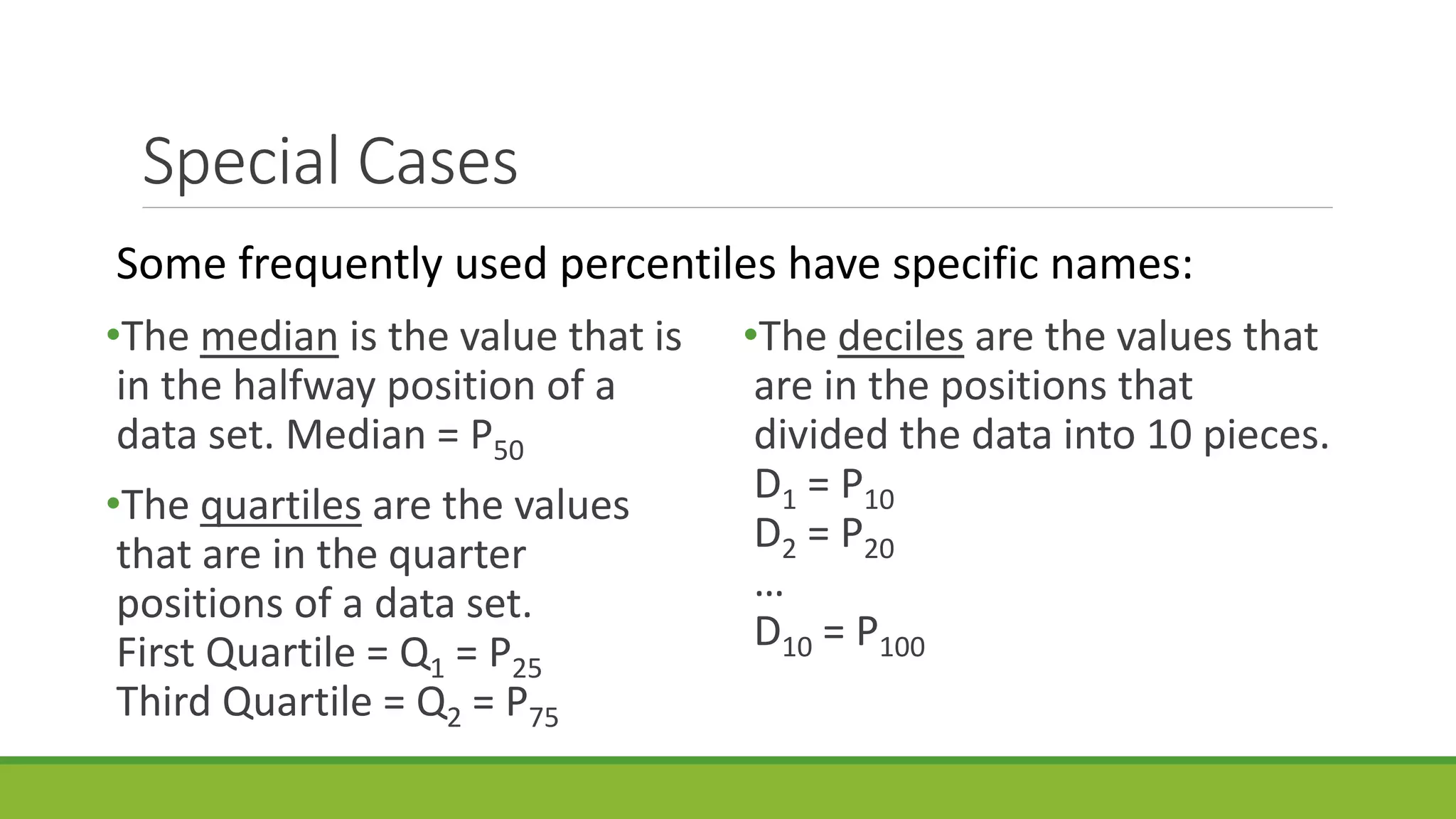 Lesson 2 percentiles | PPTX
