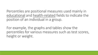 Lesson 2 percentiles | PPTX