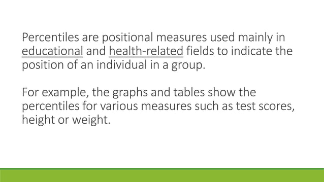 Lesson 2 percentiles | PPTX