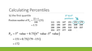Lesson 2 percentiles | PPTX