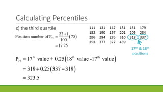 Lesson 2 percentiles | PPTX
