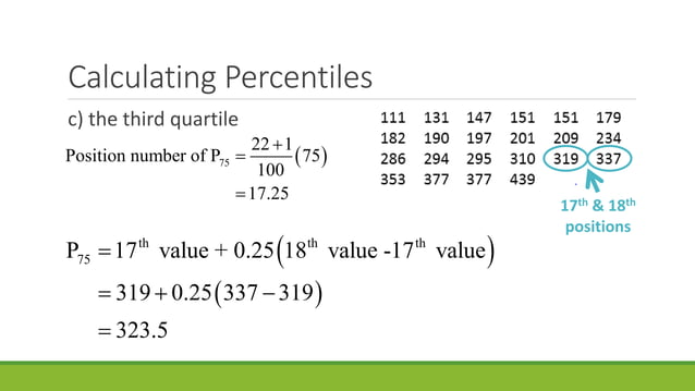 Lesson 2 percentiles | PPTX