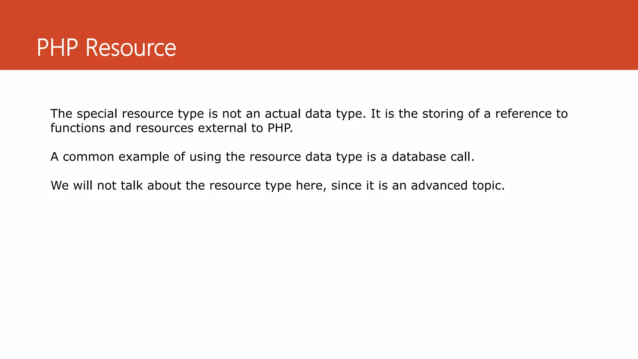 Lesson 2 Php Data Types Pptx Programming Languages Computing