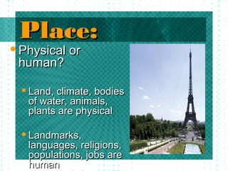 Physical & Human Characteristics | PPT