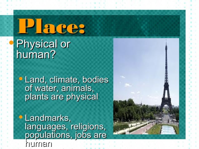 Physical & Human Characteristics | PPT