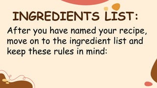 LESSON 2 - Principles in Recipe Constructions.ppt